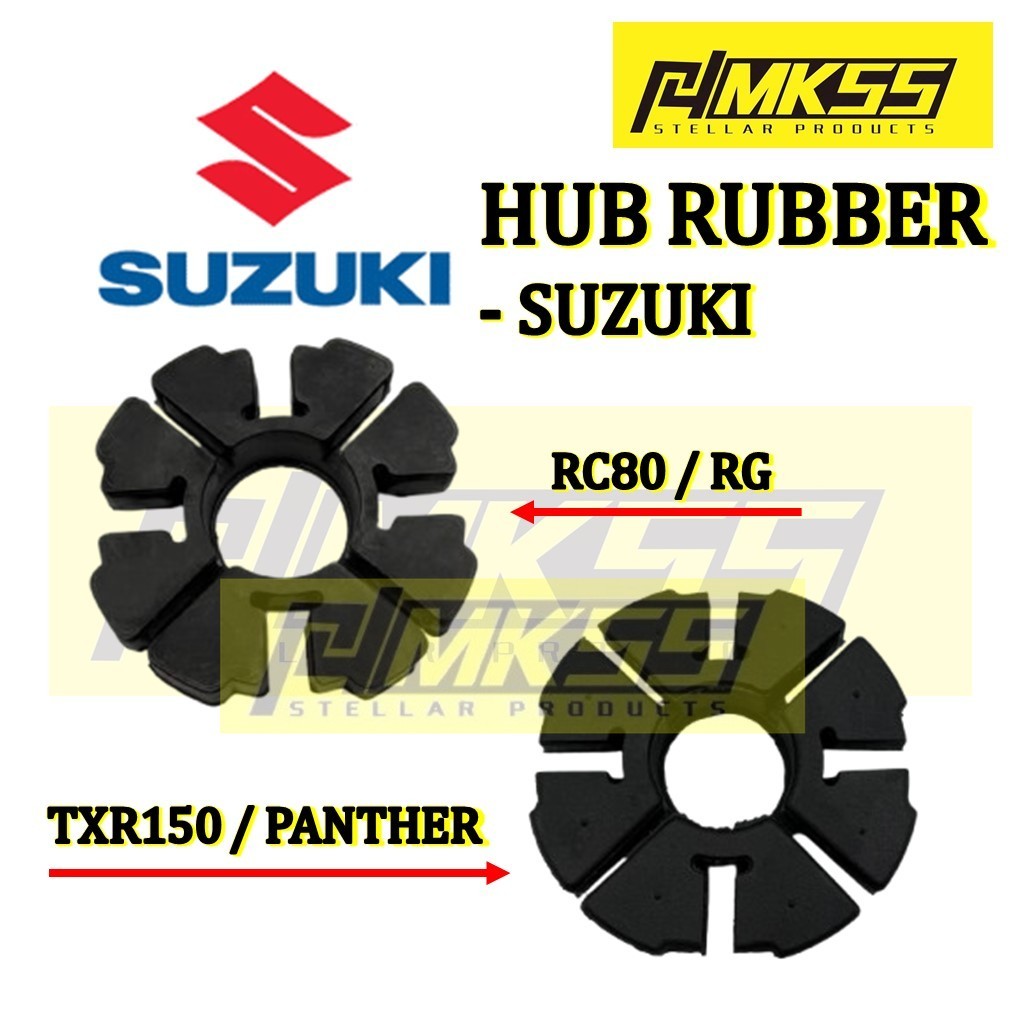 SUZUKI RC80 RC100 BEST RC110 RGS RG SPORT PANTHER TXR150 HUB RUBBER HUB ...