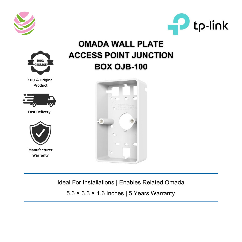 TP-Link Omada Wall Plate Access Point Junction Box (OJB-100) | Shopee ...