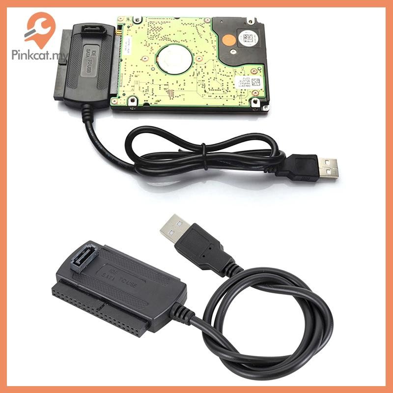 Pinkcat USB 2.0 To IDE Adapter Converter Cable For 2.5 3.5 Inch Hard ...