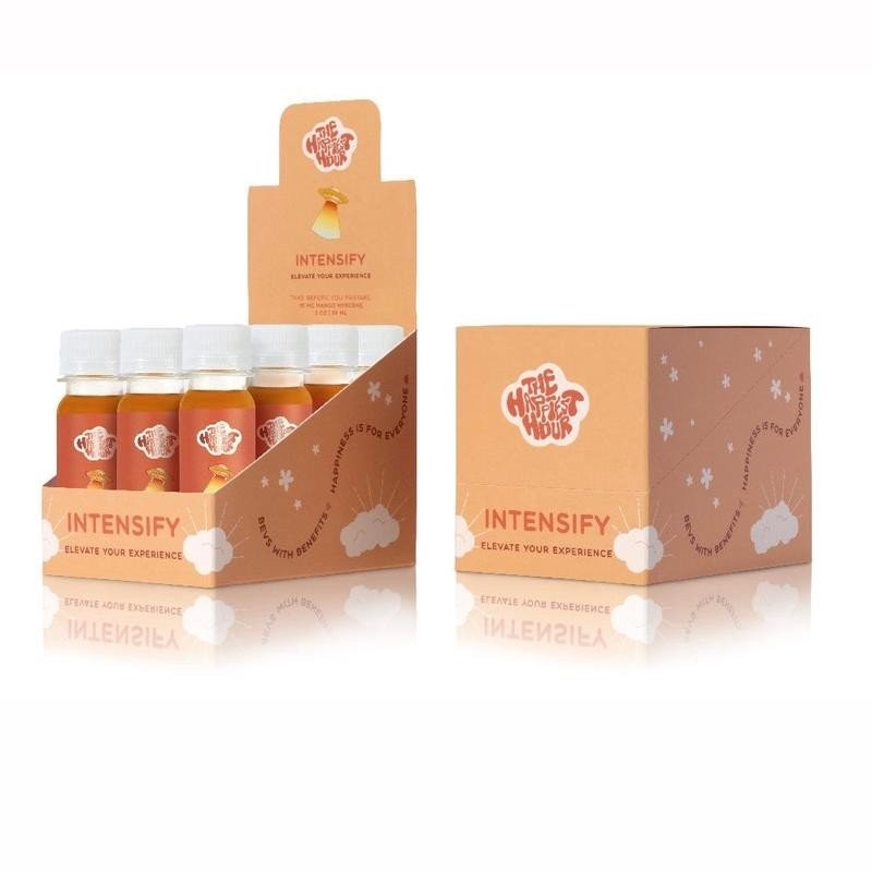 INTENSIFY - 12 Pack - Wellness Vitamins Supplement Shots with Myrcene ...
