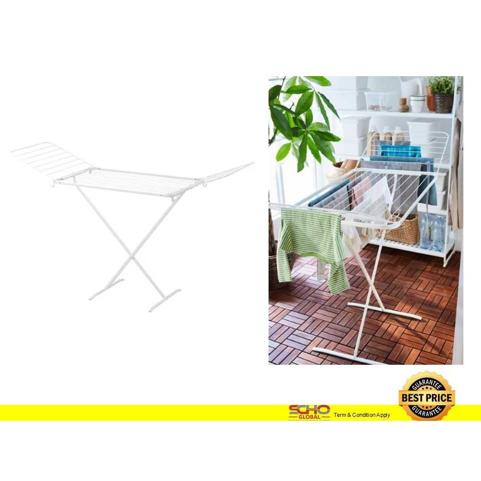 IKEA-MULIG Drying rack, in/outdoor, white | Shopee Malaysia