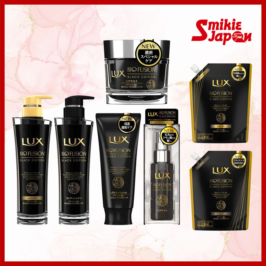 LUX Bio Fusion Black Shampoo & Conditioner 250g/ Hair Mask 180g/Treatment 170g/ Hair Oil 50ml ...