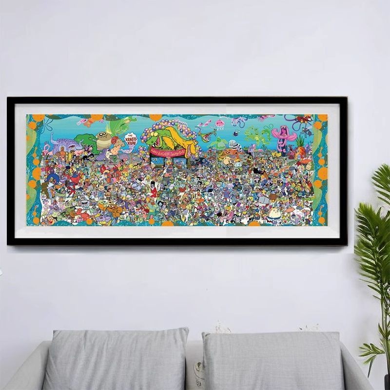 SpongeBob SquarePants Heaven Official Blessing Puzzle Photo Frame 1,000 ...