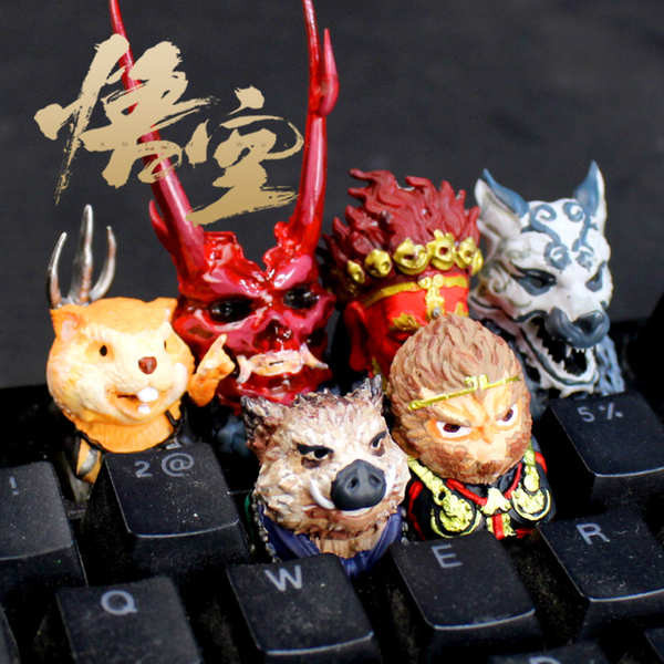 keycaps keycap ไทย Black Myth Goku Unique Keycap Black Monkey ...