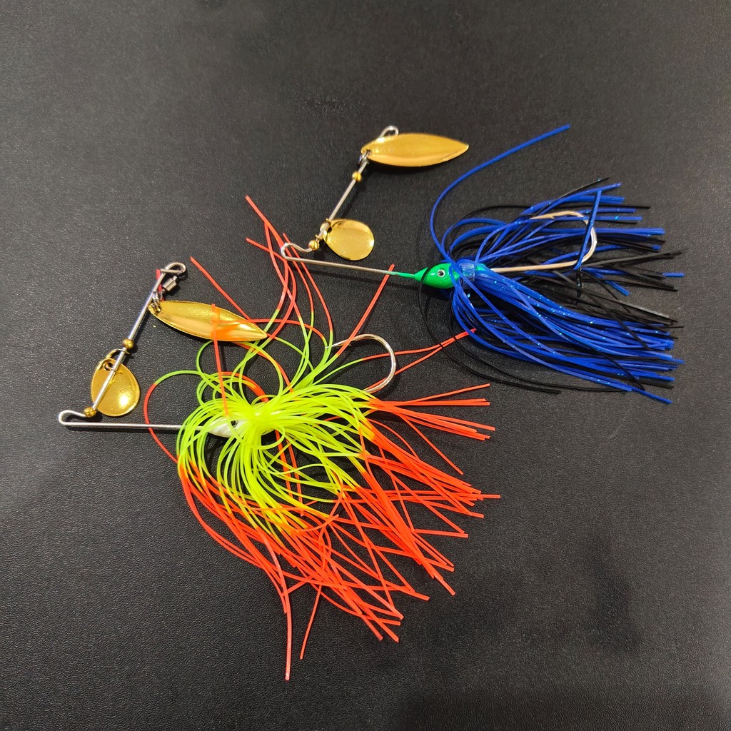 Spinner Bait 8.2g/8.5cm Composite Sequin Lure Rotating Freshwater Sea ...