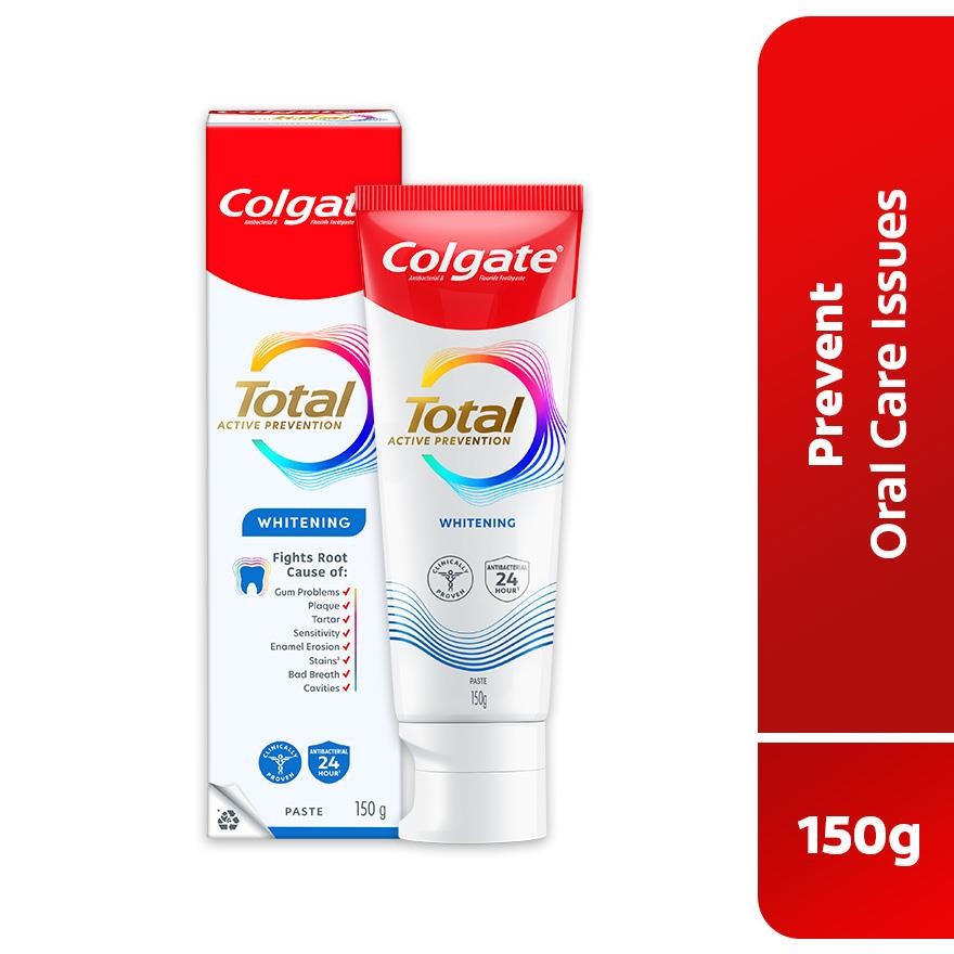 COLGATE Total Whitening Toothpaste 150g | Shopee Malaysia