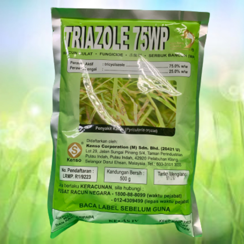 [ORIGINAL] 500G TRIAZOLE 75WP KENSO/Reput tangkai/Karah/Beam Lek Citi ...