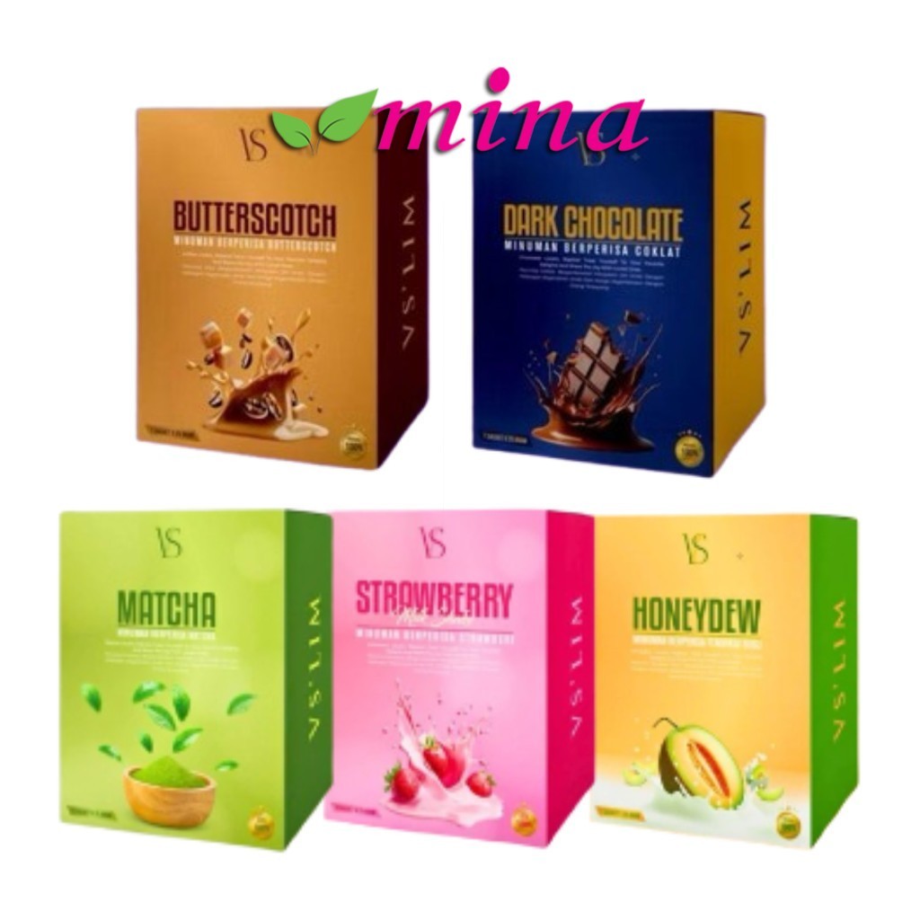 VSLIM 7s Butterscotch Dark Chocolate Fiber Honeydew Matcha Strawberry V ...
