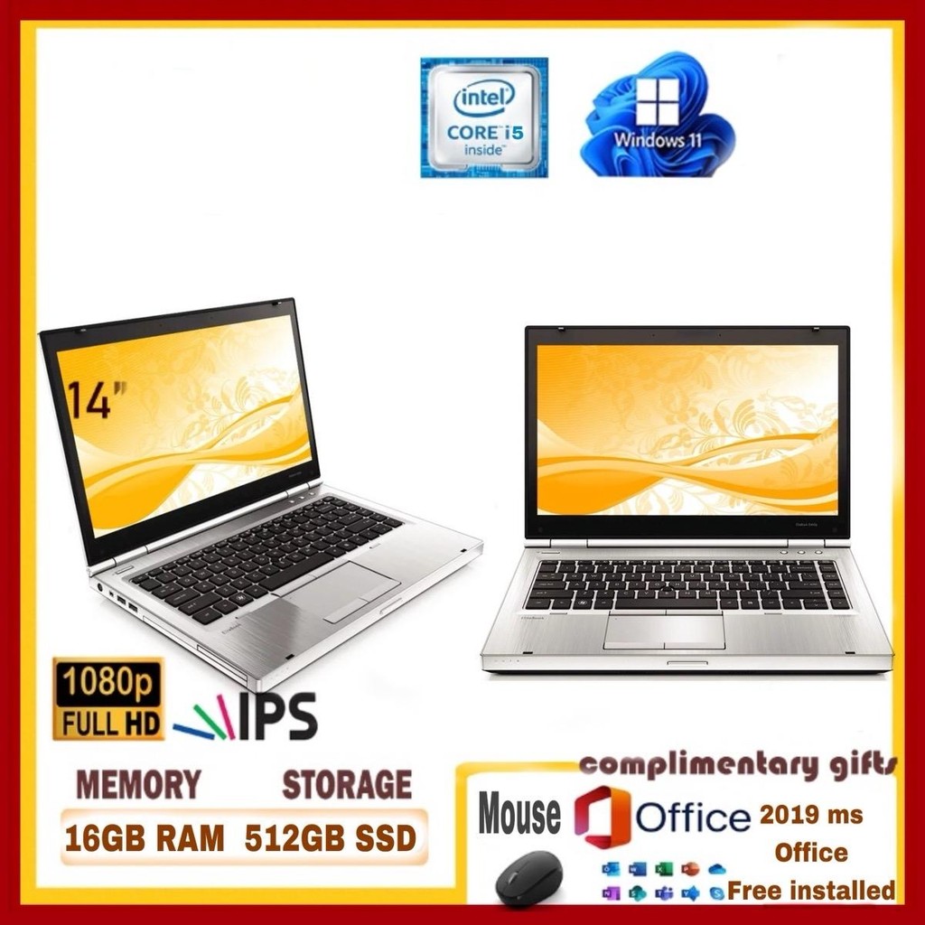 HP ELITEBOOK 14" Heavy duty laptop 16GB RAM 512GB SSD(SECOND HAND ...