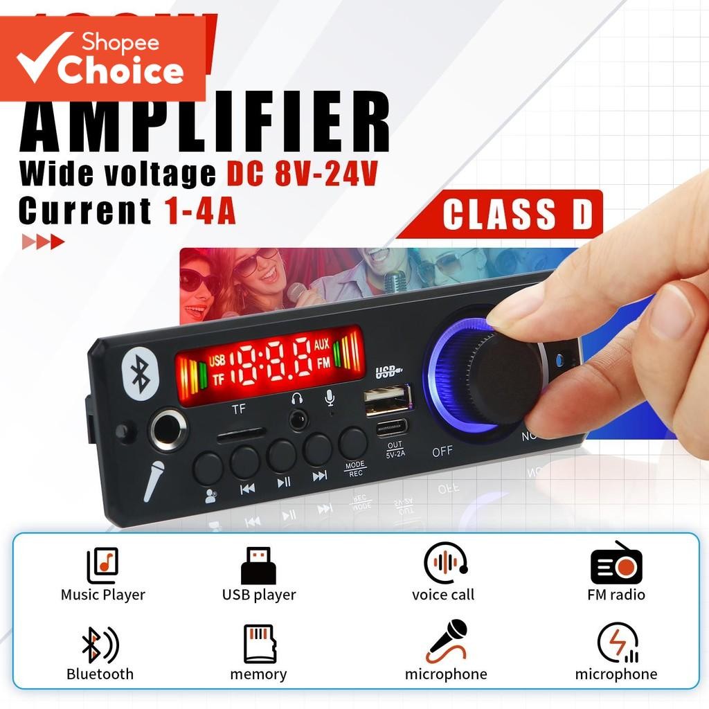 [Shopee Choice] Bluetooth 5.0 MP3 Board 2* 80W Amplifier Audio Player ...