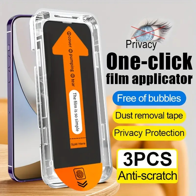 3-1Pcs Anti-Spy Privacy Tempered Glass For Vivo V50 Lite Y03 Y19S Y29 Y28 Y18 Y04 Y29S Y27S Y36 ...