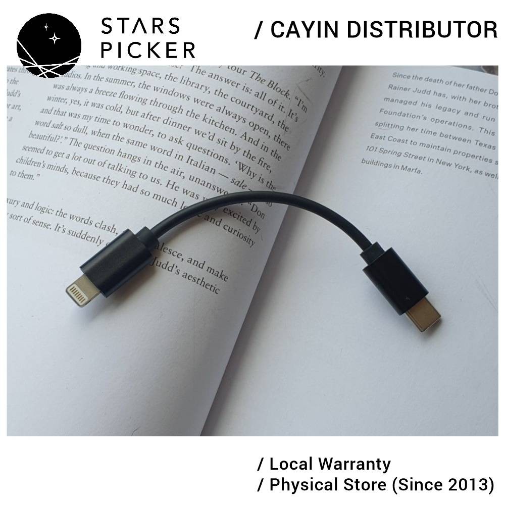 Cayin CS-L2C (Ltng to USB-C) Light ning Type C OTG Cable | Shopee Malaysia