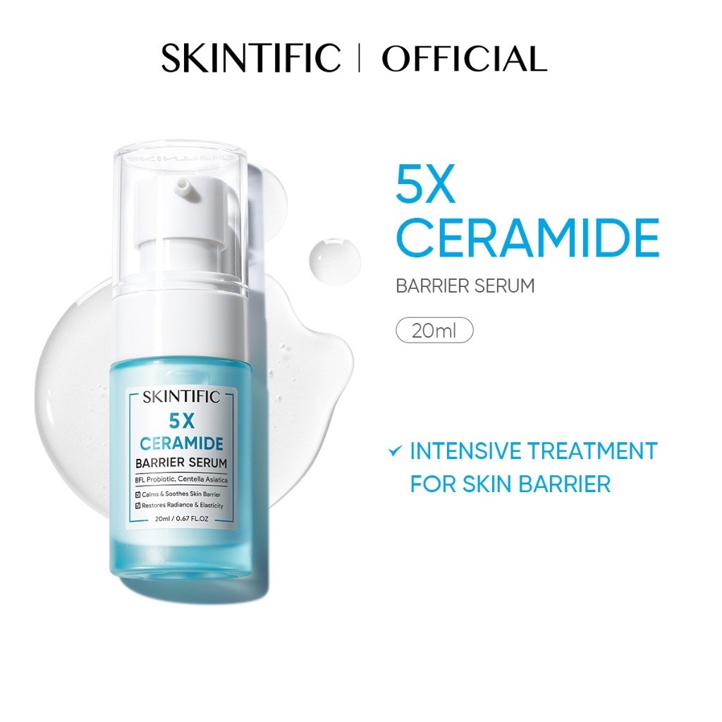 SKINTIFIC 5X Ceramide Barrier Serum 20ml - Repairs Skin Barrier ...