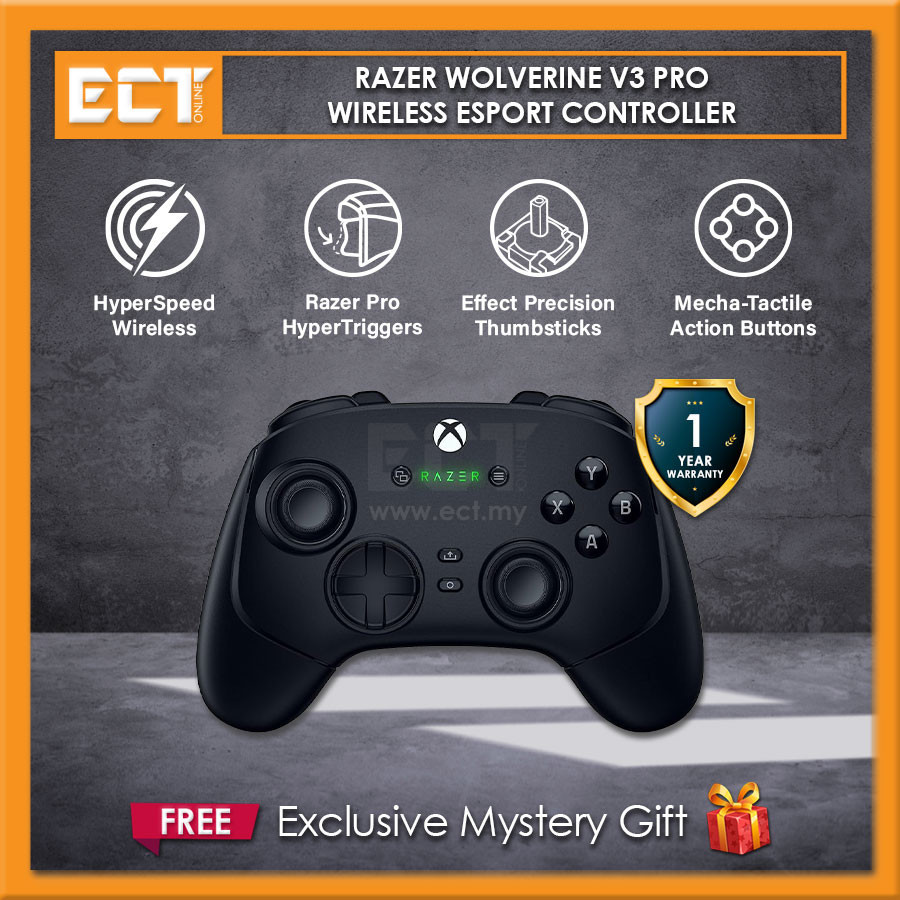 Razer Wolverine V3 Pro Wireless Esport Controller For Xbox and PC (RZ06 ...