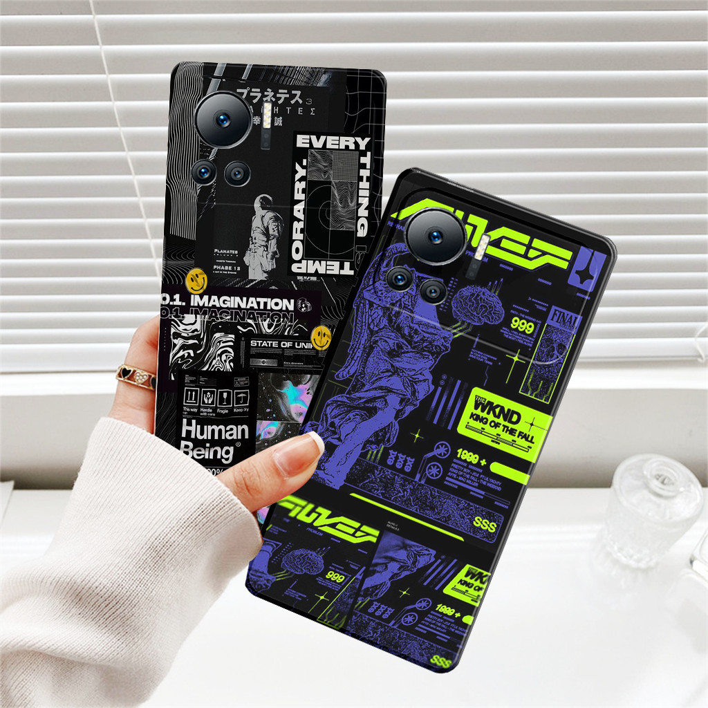 ZS02 Soft Casing Infinix Note 12 Vip Silicone Motif 4bstr4k All Type ...
