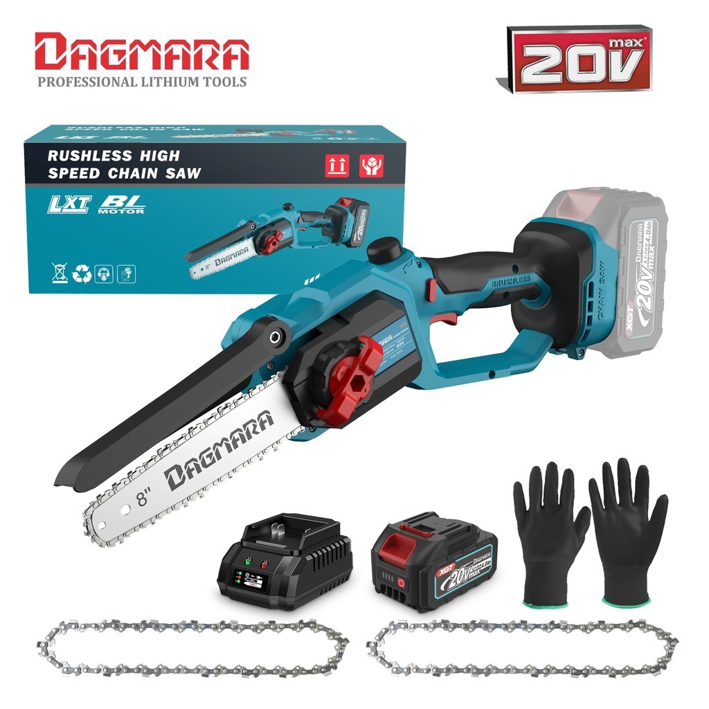 DAGMARA DCH02 8" Chainsaw Gergaji Rantai Elektrik Mini Portable Genggam ...