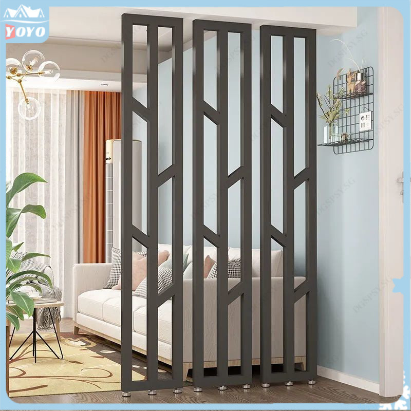 Screen partition iron household partition column free perforation ...