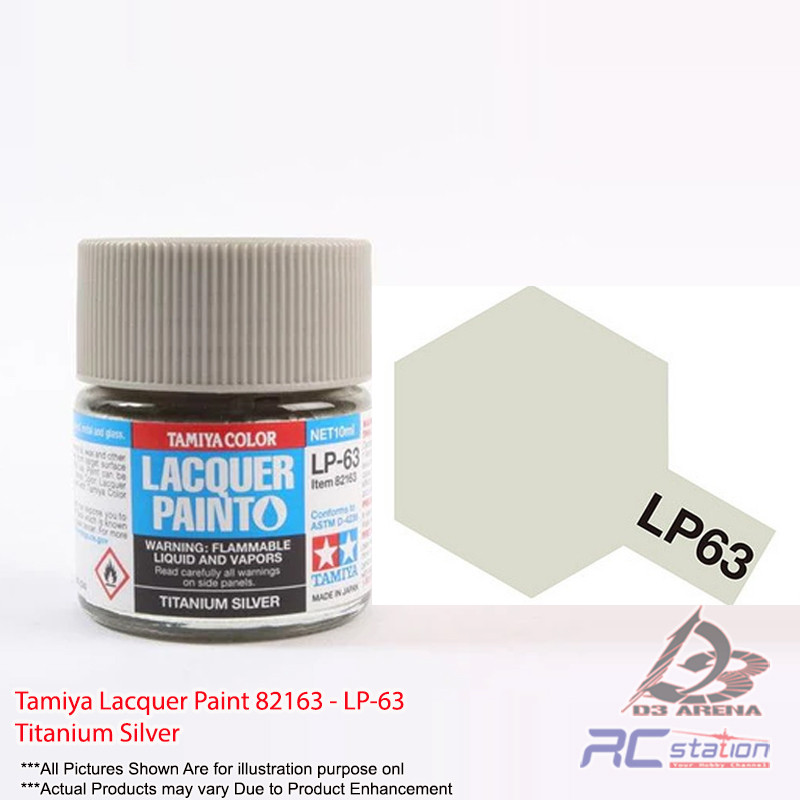 Tamiya Lacquer Paint LP-63 Titanium Silver [82163] | Shopee Malaysia