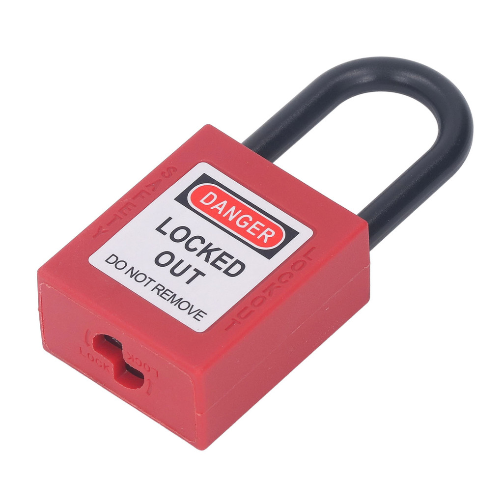 Fun~ 38mm Lockout Tagout Lock Nylon Engineered Dust Proof Energy ...