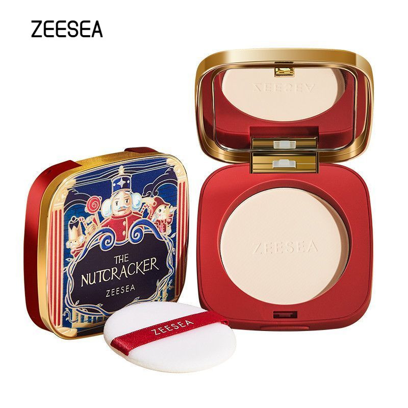 ZEESEA Powder Nutcracker Co-Branded Long-Lasting Oil Control Makeup Makeup Waterproof Sweatproof ...