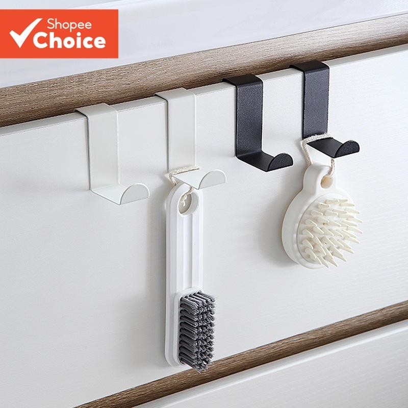 2pcs Z hooks cabinet closet door back hooks dormitory household non ...