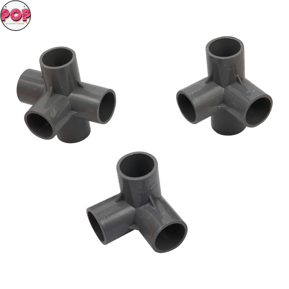 POP 1PCS 25mm three-dimensional 3-way/4-way/5-way PVC Connector Garden ...