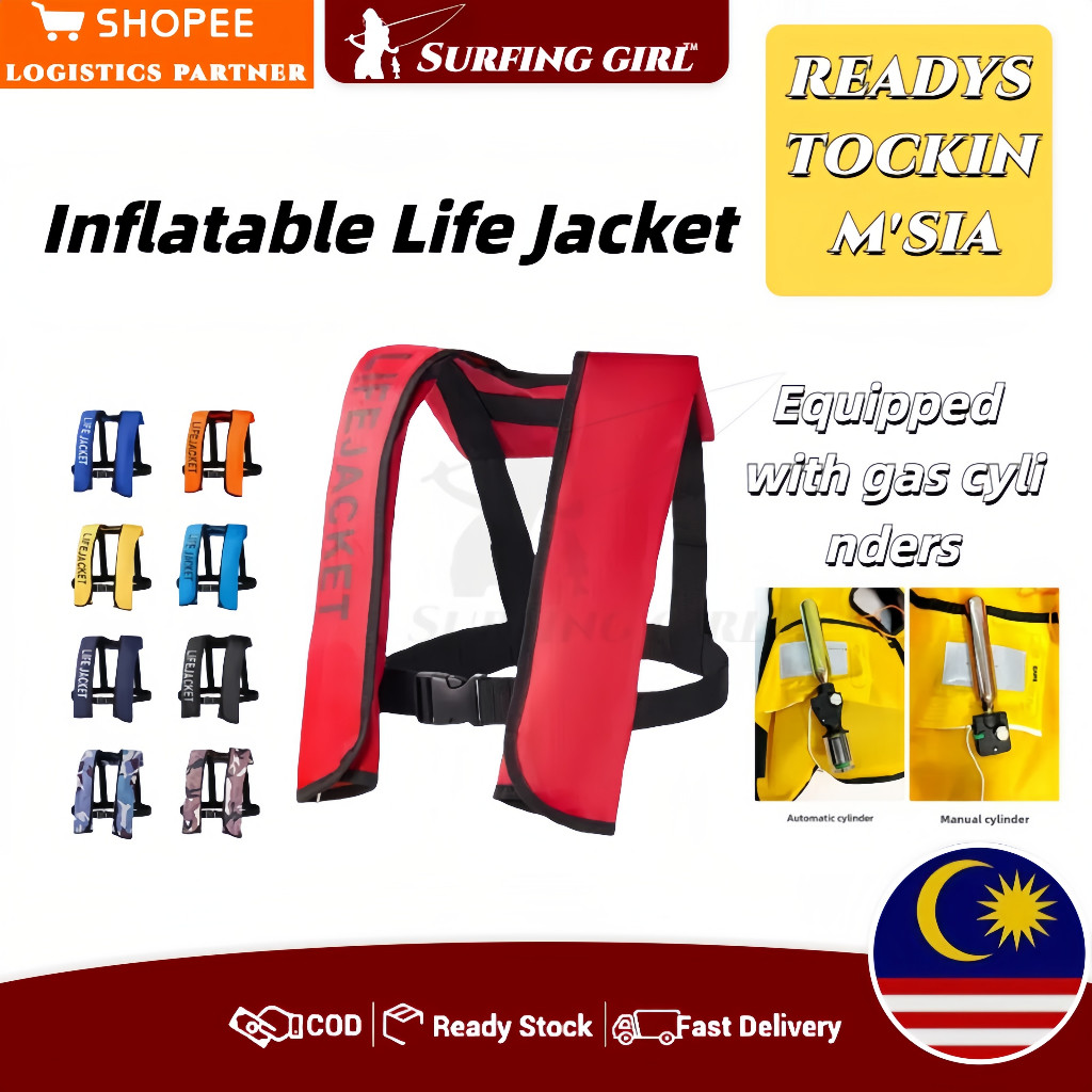 Fishing life jacket swimming rowing drifting life jacket adult marine ...