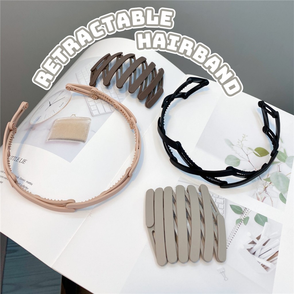 Folding Hairband Anti-Slip Retractable Elegant Travel Headband Fixed ...