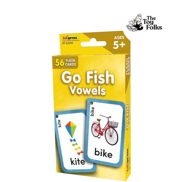 Teacher Created Resources Go Fish Vowels Flash Cards | Shopee Malaysia