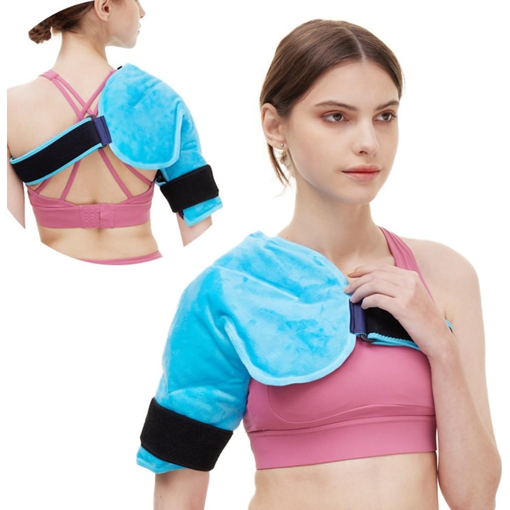 Shoulder Ice Pack Rotator Cuff, Flexible Reusable Gel Shoulder Ice Cold ...