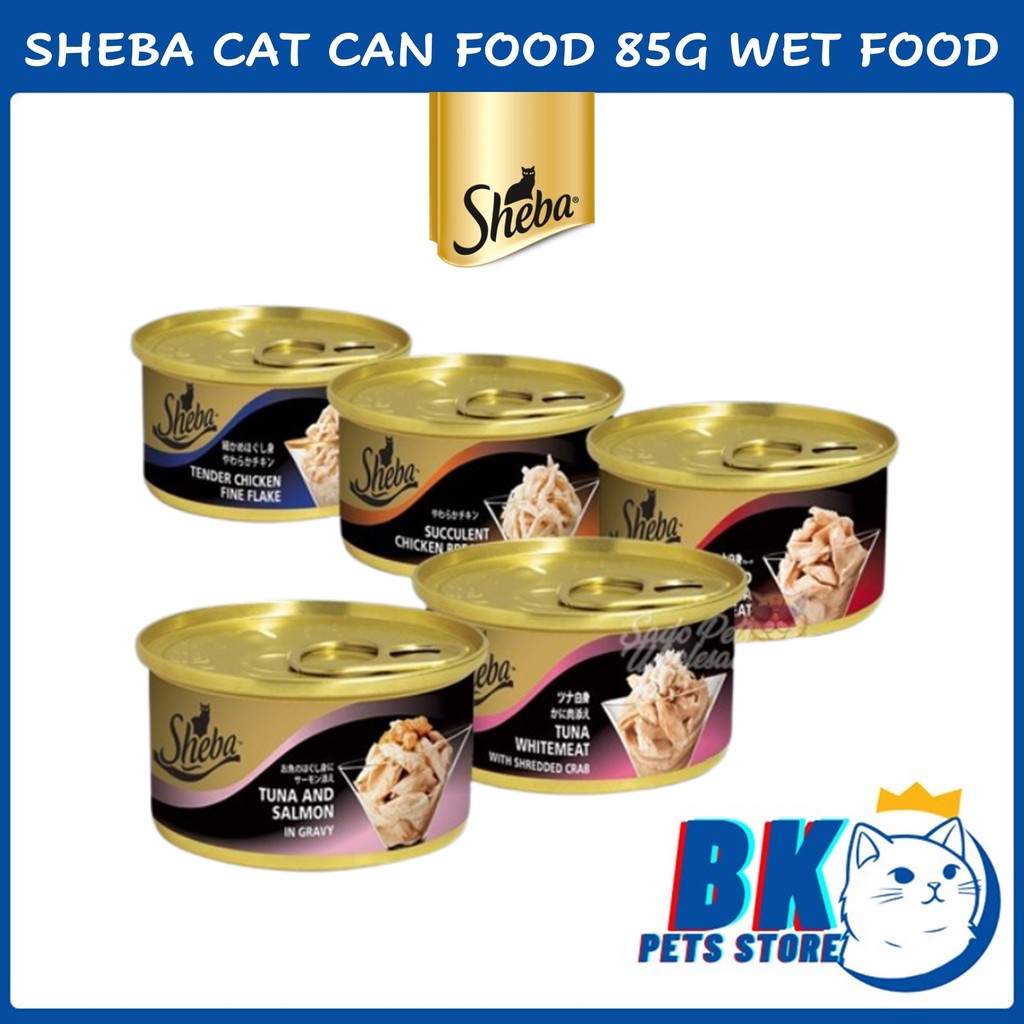 SHEBA Cat Can Food 85g Wet Food Cat Makanan Tin Kucing Sheba Tender ...