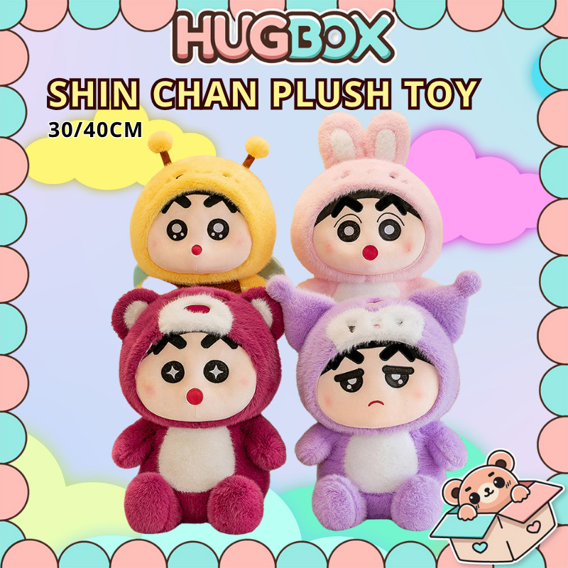 🌈HugBox Shin Chan Plush Patung Sinchan Plushie Shin Chan Doll Crayon ...