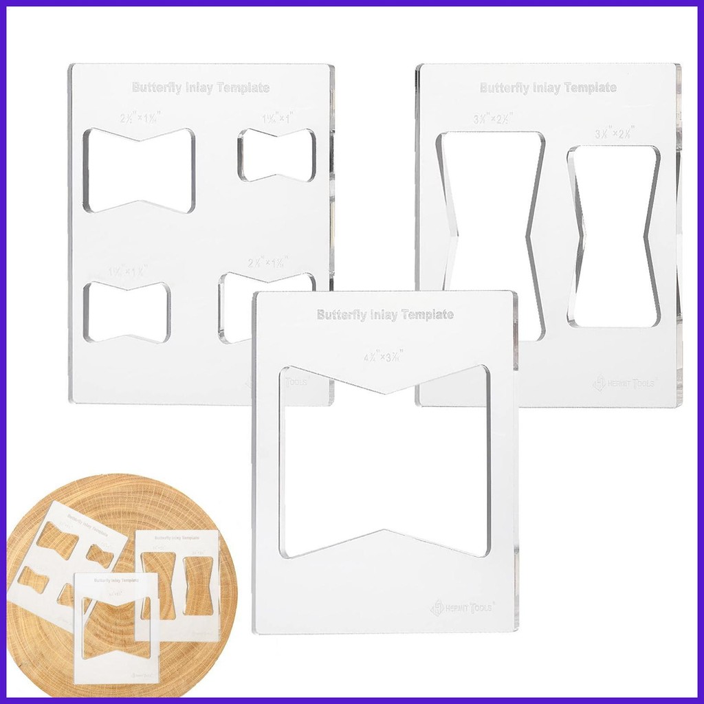 Router Templates For Woodworking 3X Clear Acrylic Template Transparent ...