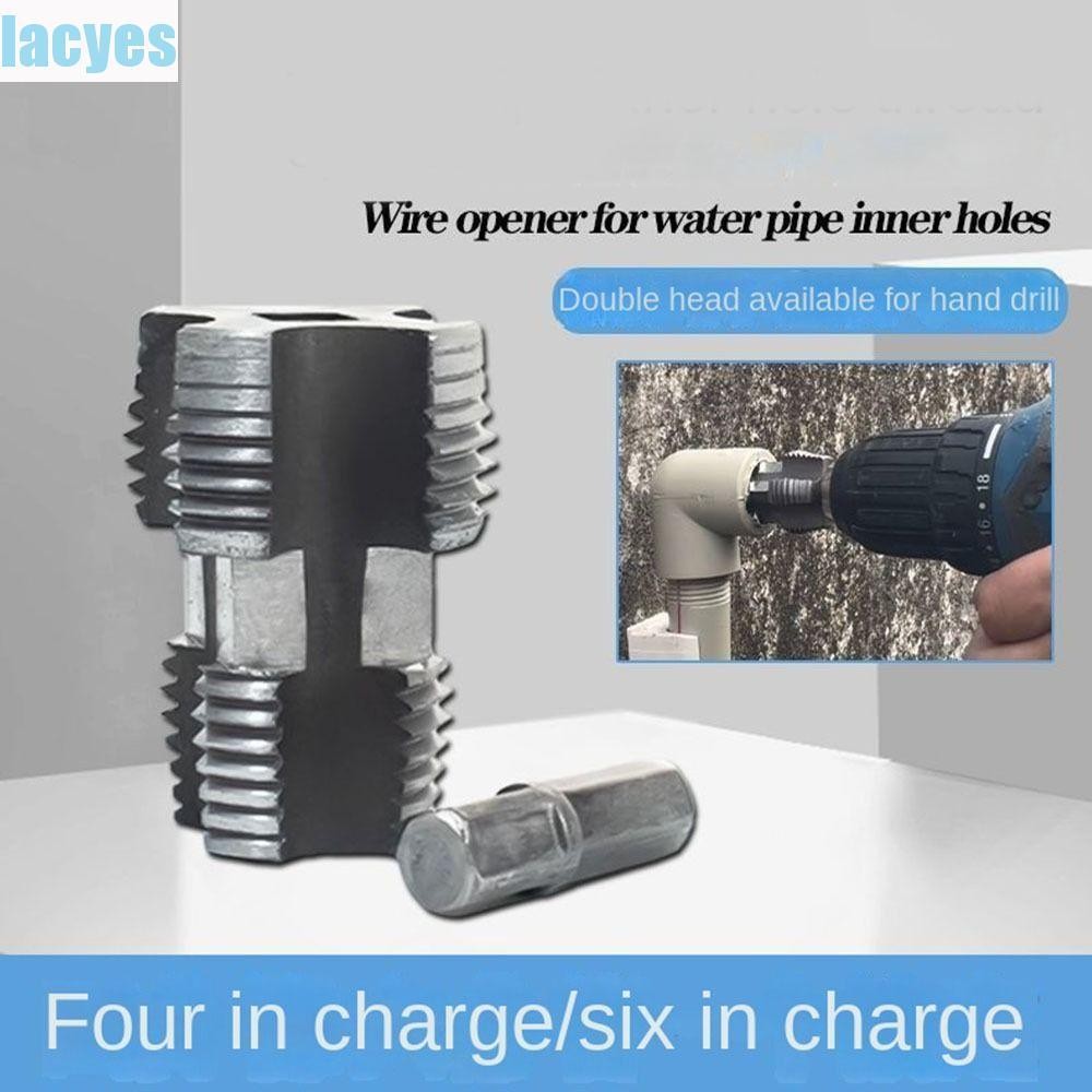 LACYES PPR Water Pipe Inner Hole Drill, Double Heads Wear-resisting ...