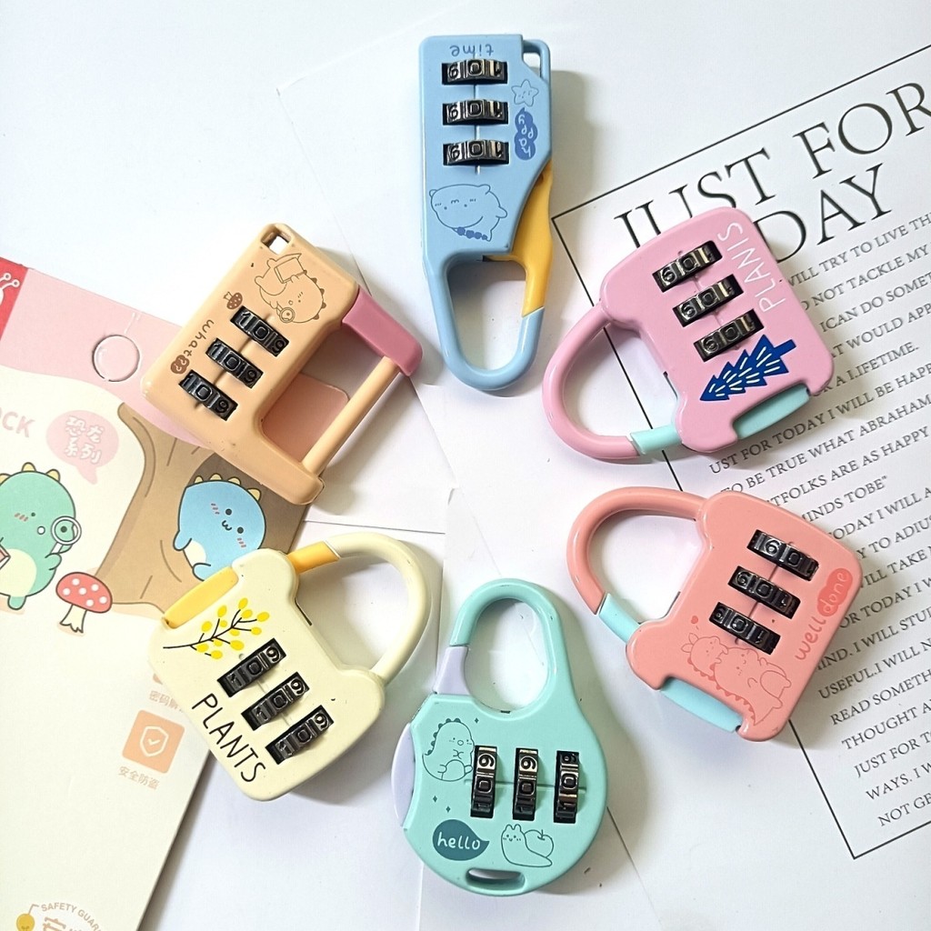 Combination Lock Small Mini Cute Small Lock Dormitory Cabinet Luggage ...