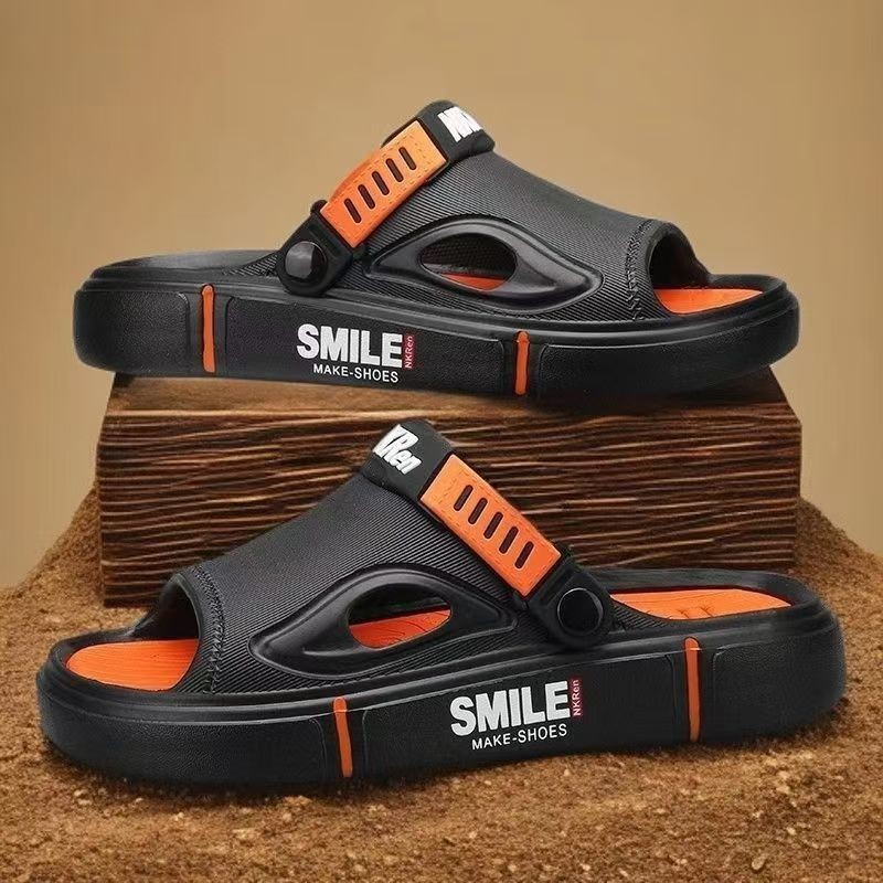 Sandal Lelaki Anti-Slip Kalis Air Ultra-Ringan Selipar Ultra-Tebal ...