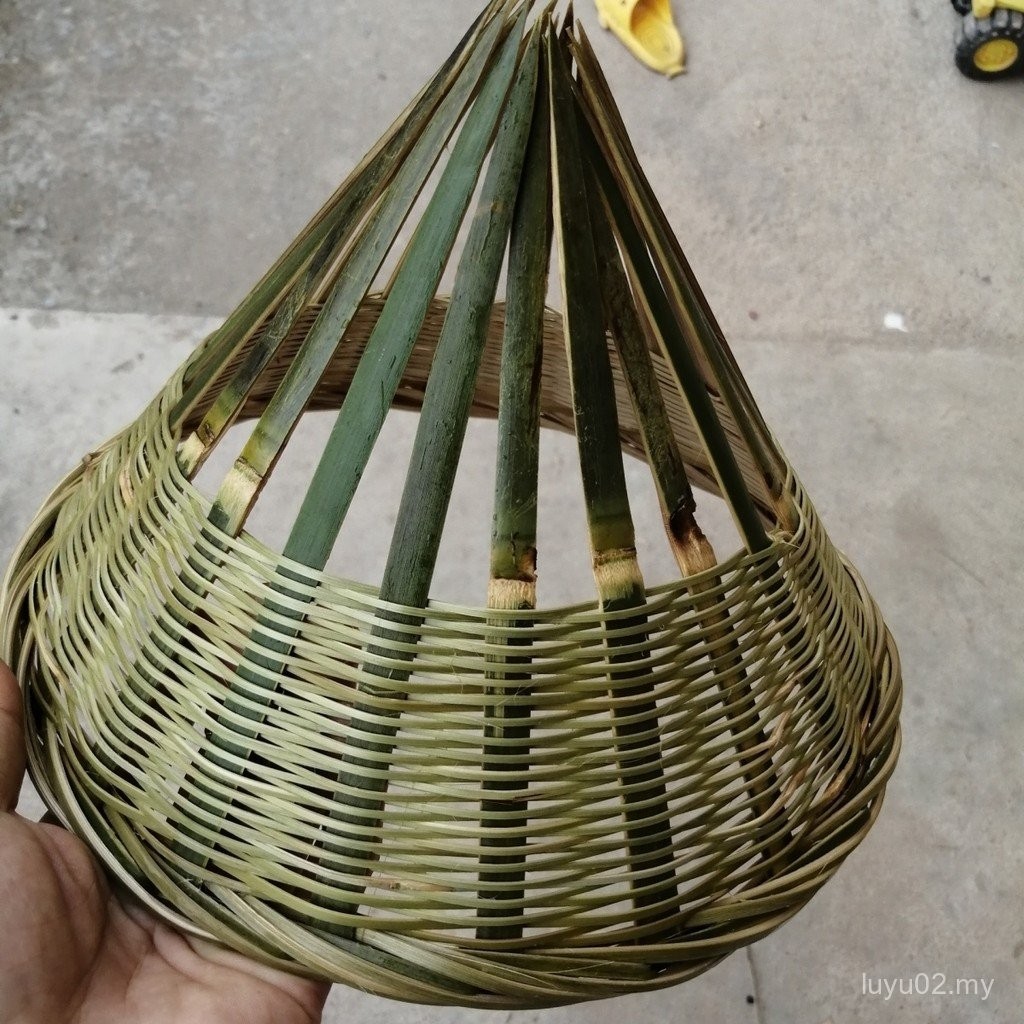 Bamboo Woven Fish Cage Tang Cage Inverted Fish Cage Fish Cage Spotted ...
