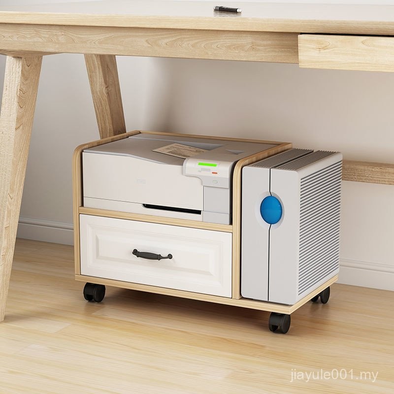 Under Desk Shelf Bank Storage Printer Copy Locker Mobile Data Shelf ...