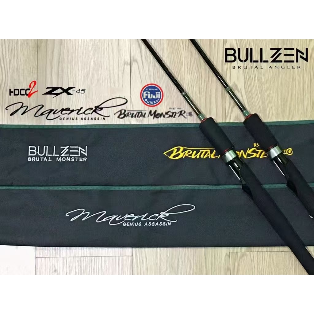 BULLZEN BRUTAL MONSTER MAVERICK SPINNING JIGGING FISHING ROD | Shopee ...