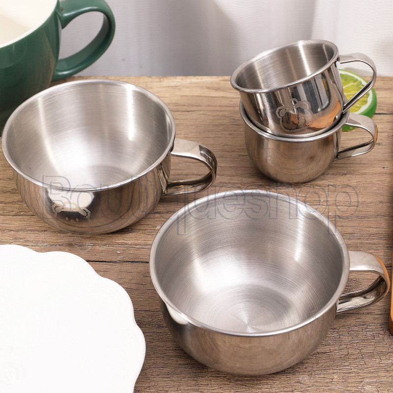 Stainless Steel Cartoon Water Cup - Coffee Cup - Fruit Washing Bowl ...