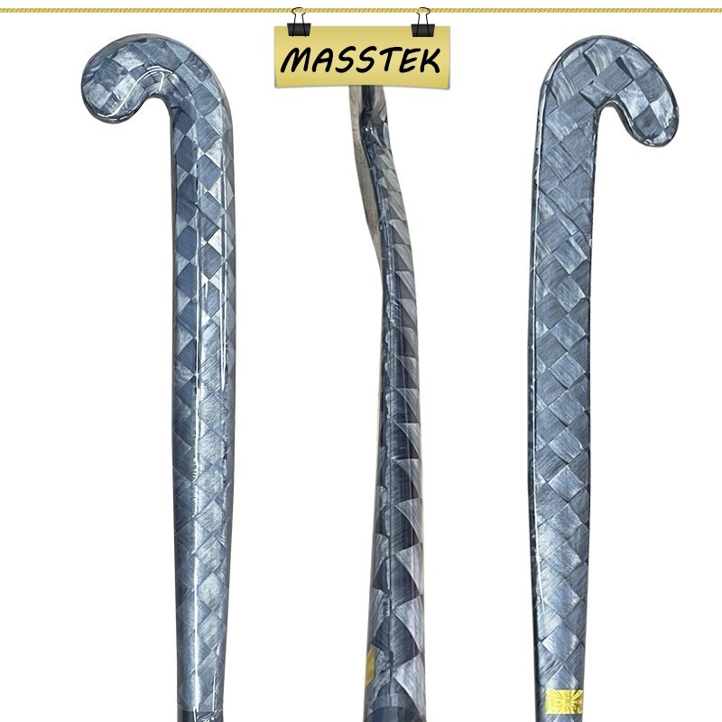 MASSTEK Hoki Full Carbon Field Hockey Stick X-treme Bow C100 Mid Bow ...