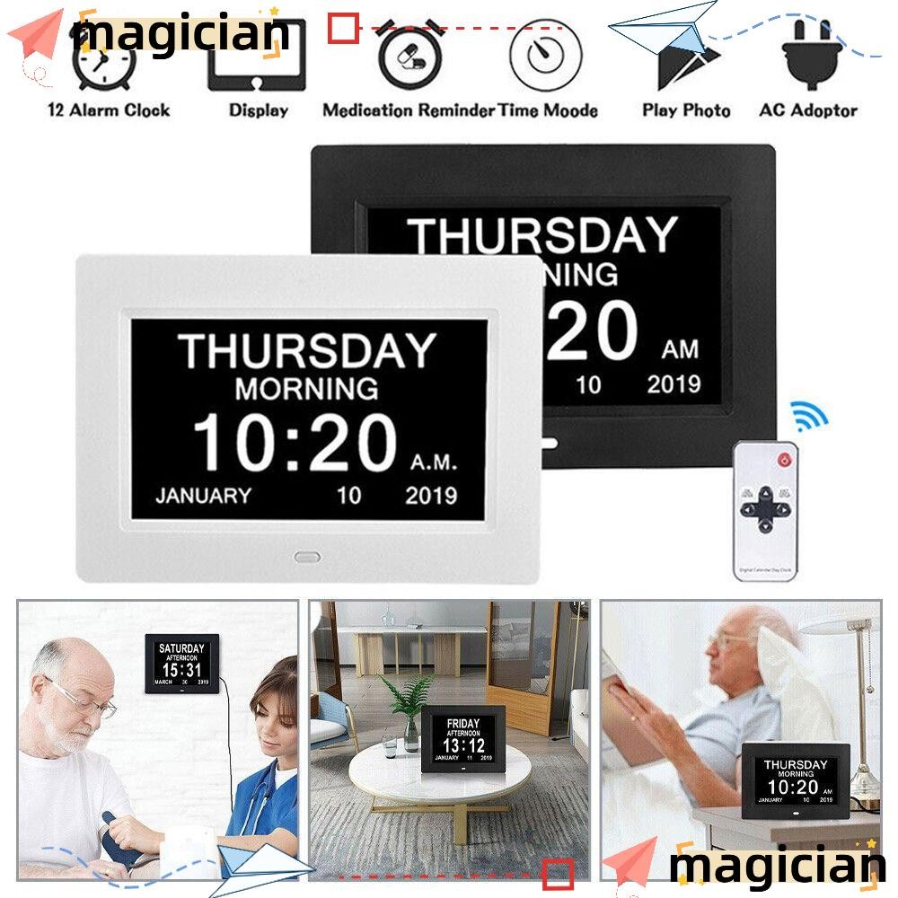 MAGICIAN 7 Inch Digital Calendar Practical Large Screen Display Home ...