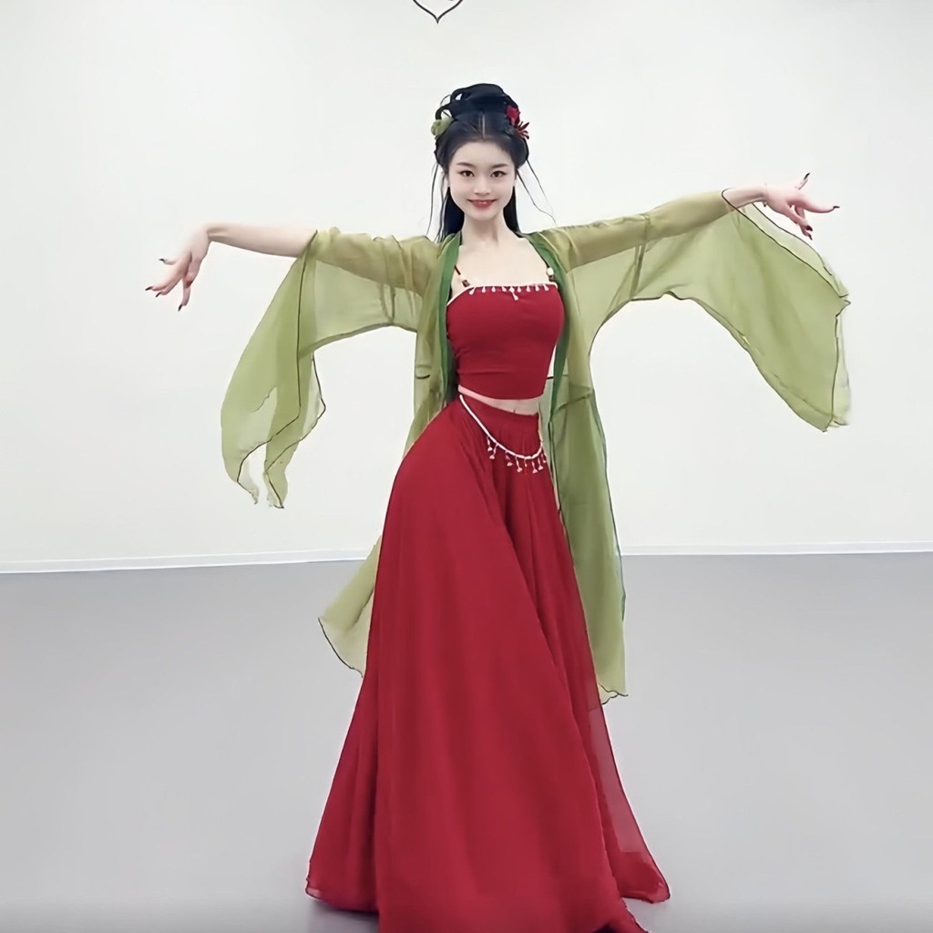 Classical Dance Costume Practice Costume Top Style Gauze Costume ...