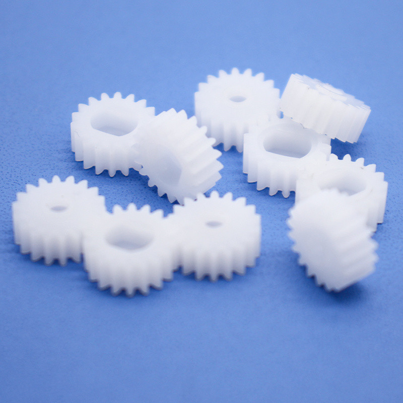 1018 Spindle Gear TT Motor Shaft Flat Hole Gear 2.5mm Hole Plastic Gear ...