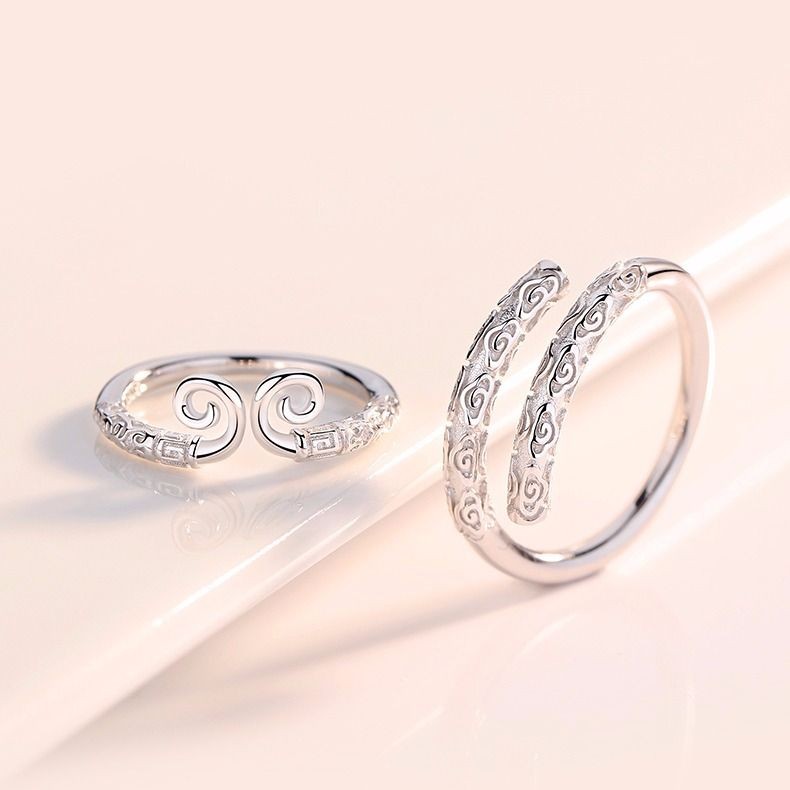 紧箍咒戒指男女一对金箍悟空至尊宝情侣对戒小众设计简约Tight Hoop Curse Ring Male Female Pair Gold ...