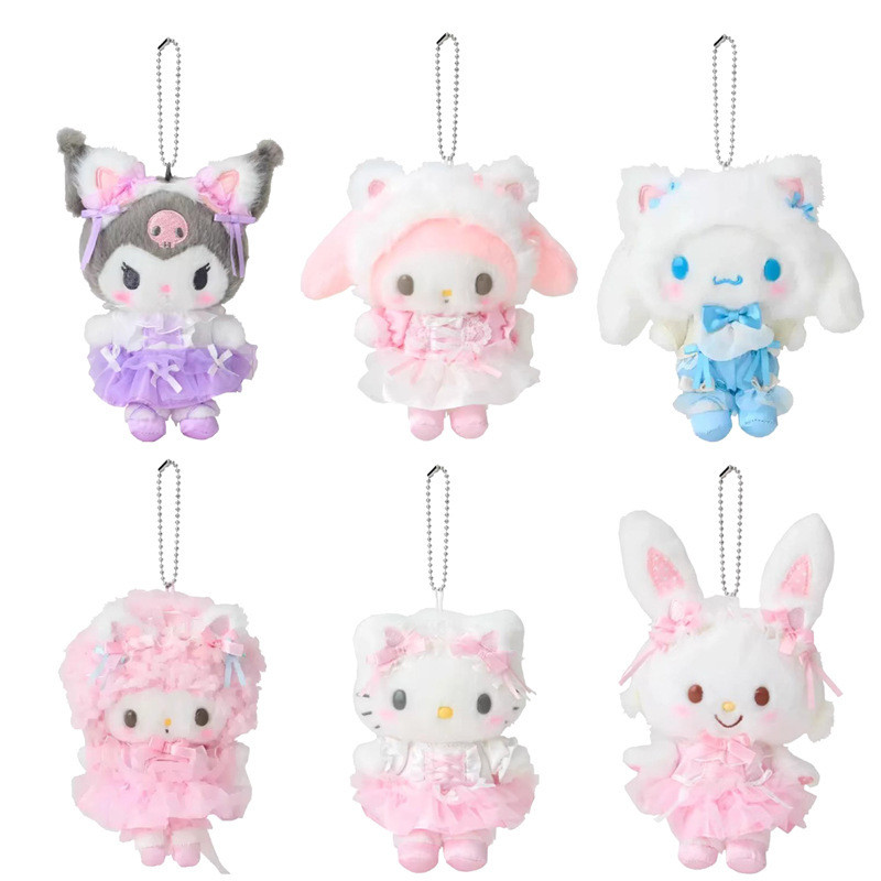 Sanrio Ballet Costume Series Plushie Toy Cute Kuromi Cinnamoroll Hello ...