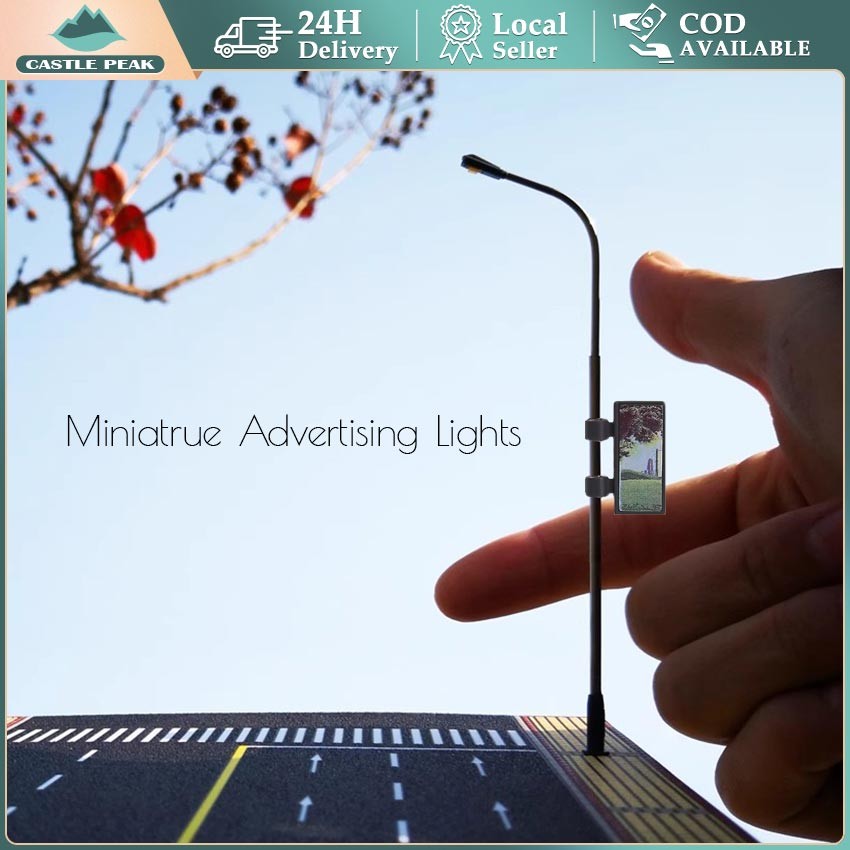 CAHAYA Mini PJU Lamp 1:100 Metal Material - Aesthetic Table Decorative ...