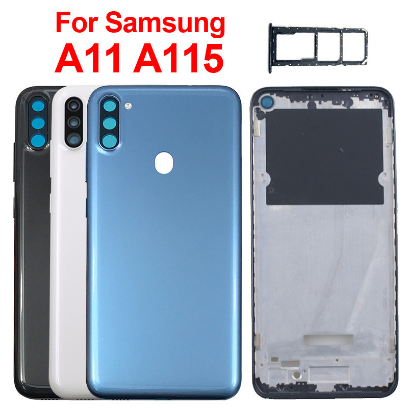 Middle Frame For Samsung Galaxy A11 A115F A115F/DS Housing Middle Frame ...
