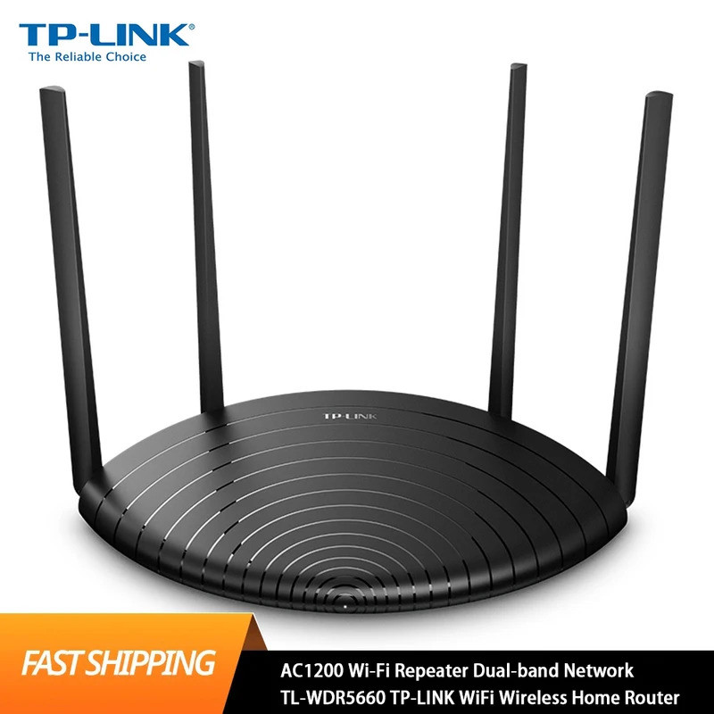 TL-WDR5660 TP-LINK WiFi Penghala Rumah Wayarles AC1200 Pengulang Wi-Fi ...