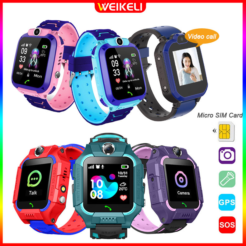 Children Kids Smart Watch Waterproof GPS/LBS Tracker Touch Screen SOS ...